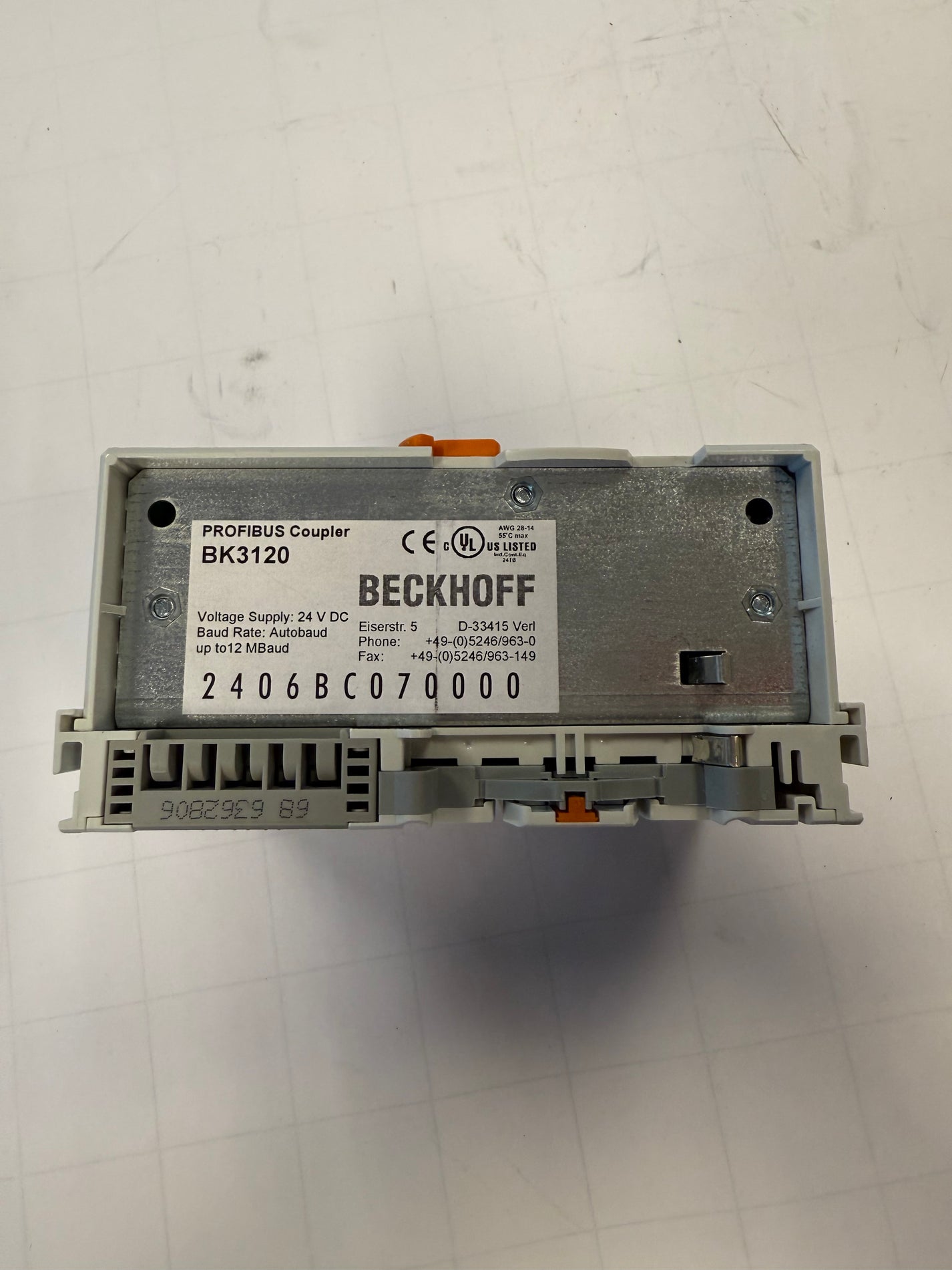 Beckhoff BK3120 PROFIBUS Coupler BK3120 – Semicon Spare Parts